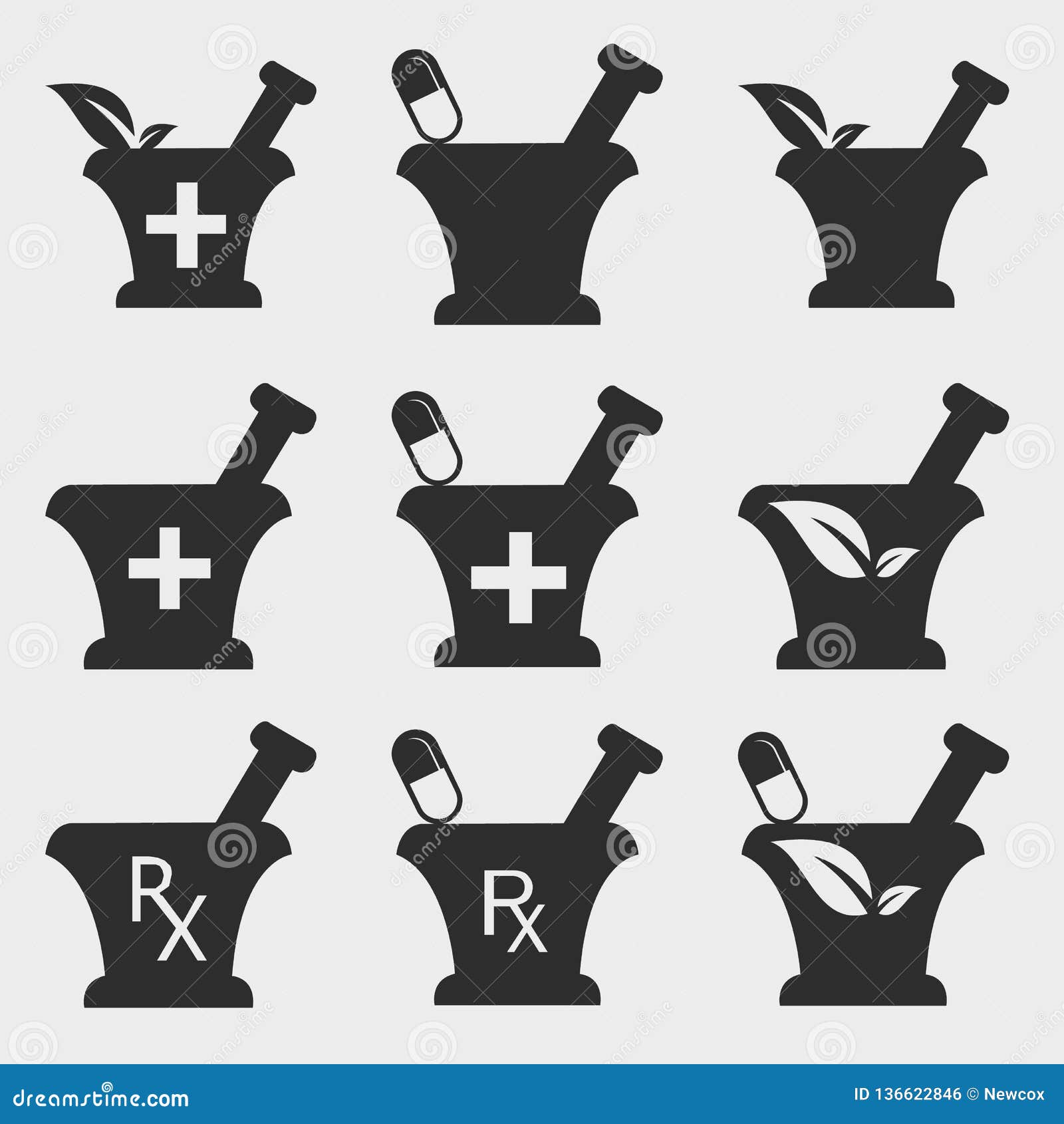 Apotheken-und Medizin-Ikone Vektor Abbildung - Illustration von auszug ...