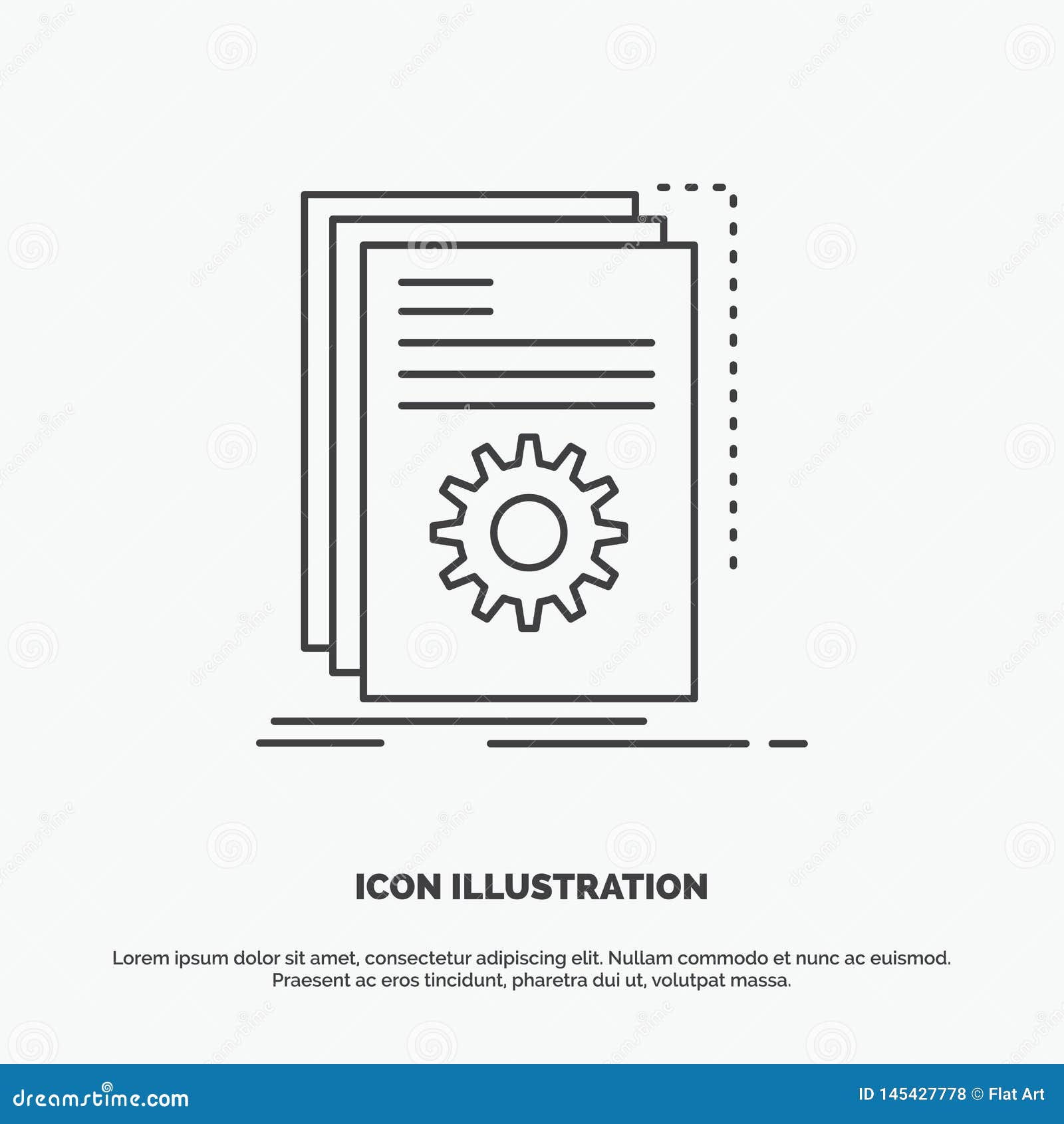App Build Developer Program Script Icon Line Vector Gray Symbol For Ui And Ux Website Or