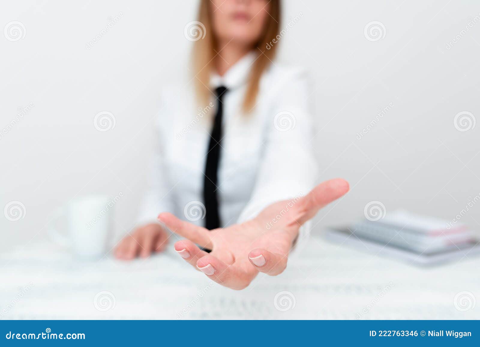 App Developer Presenting New Program, Displaying Upgraded Device ...