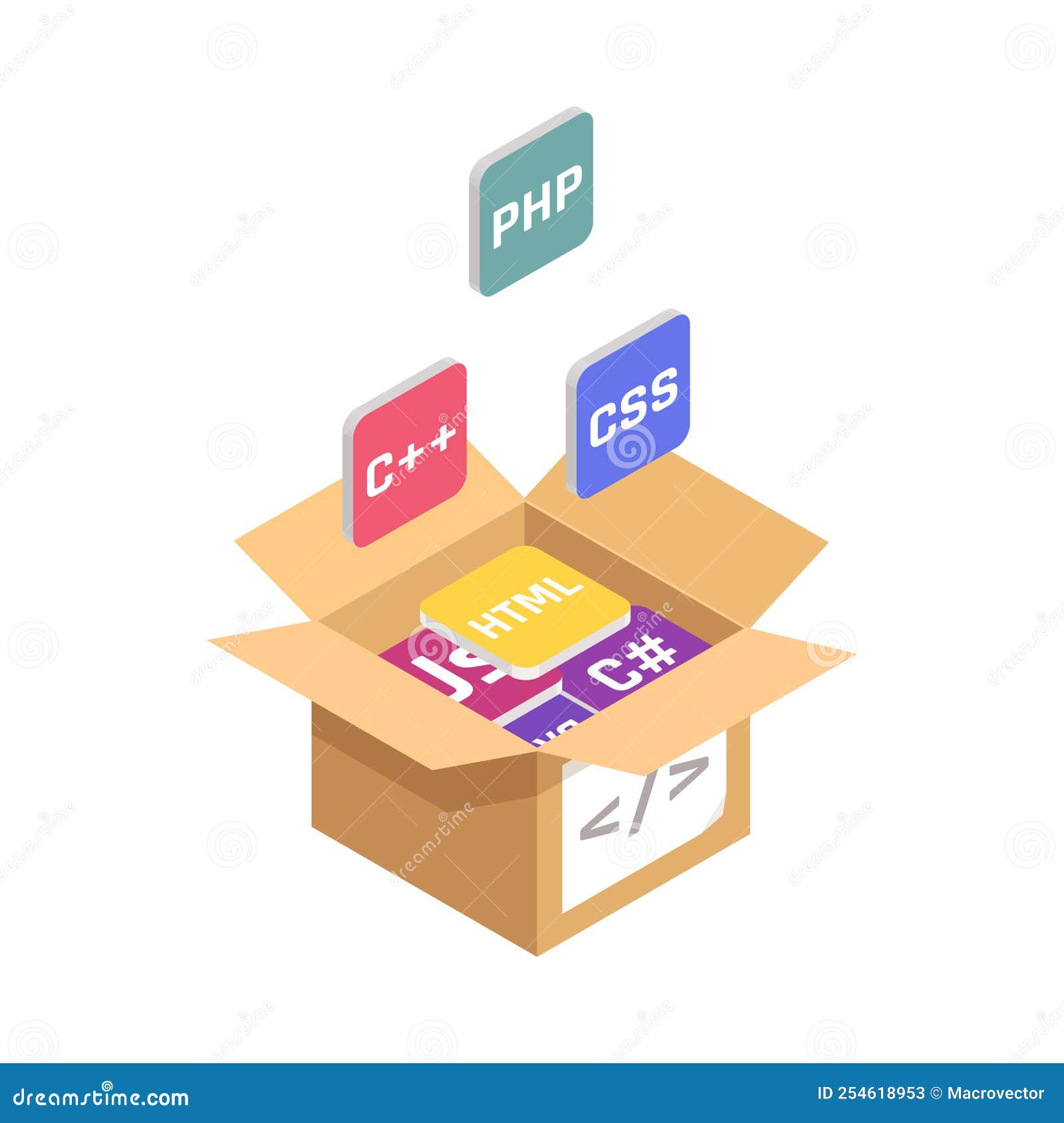 App Development Concept stock vector. Illustration of coding - 254618953