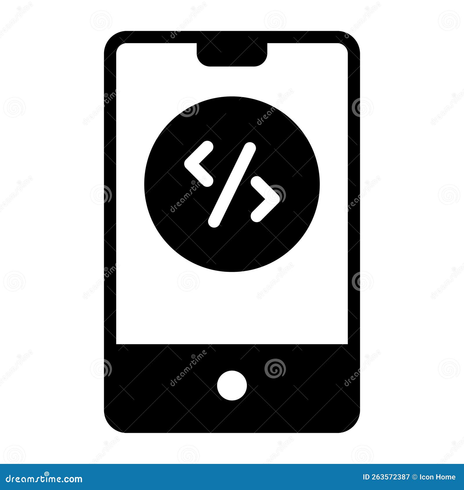 App Development Icon Modern Illustration Stock Vector - Illustration of ...