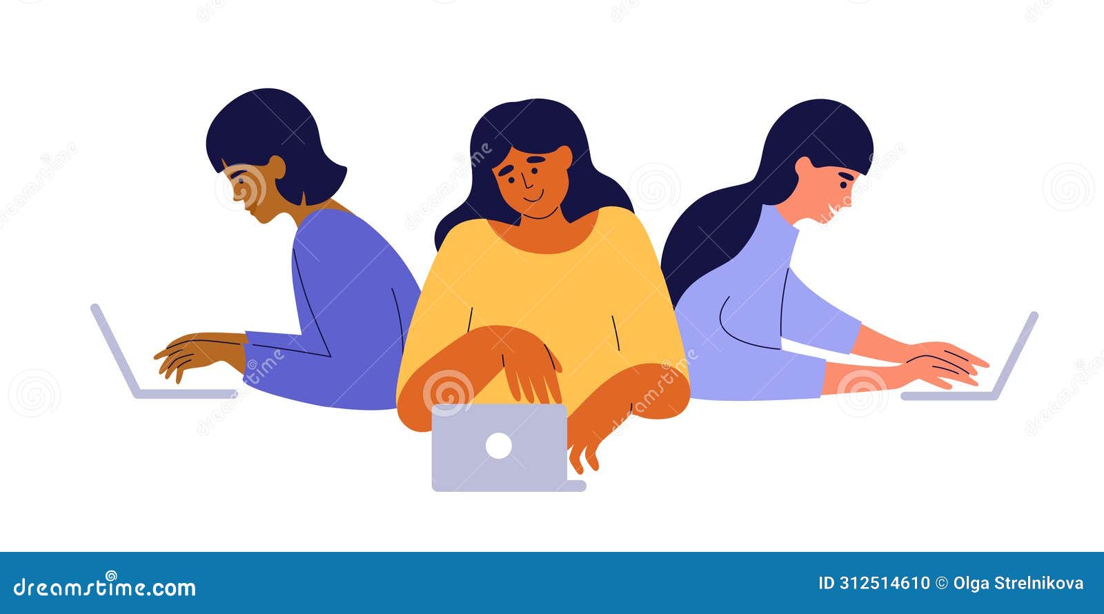 App Development Team, Startup, Online Support, Woman Programmer or ...