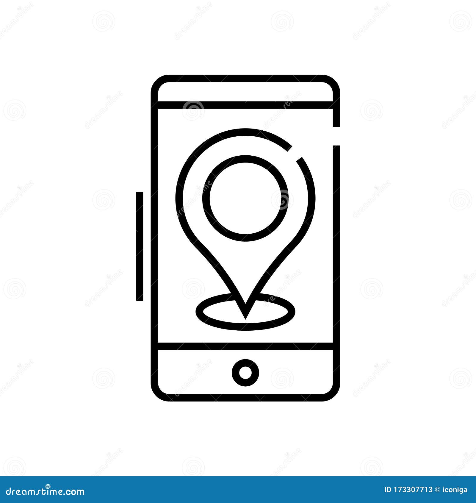 App Guide Line Icon, Concept Sign, Outline Vector Illustration, Linear ...