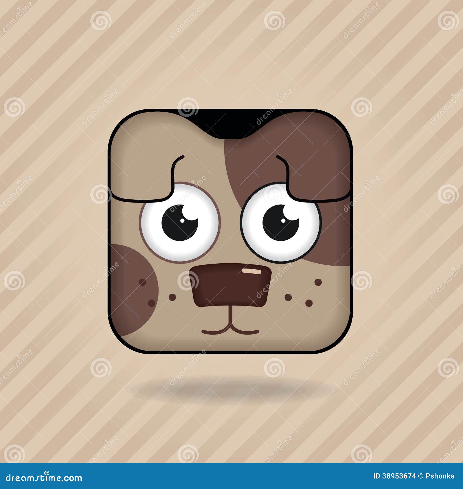 App icon dog stock vector. Illustration of internet, symbol - 38953674