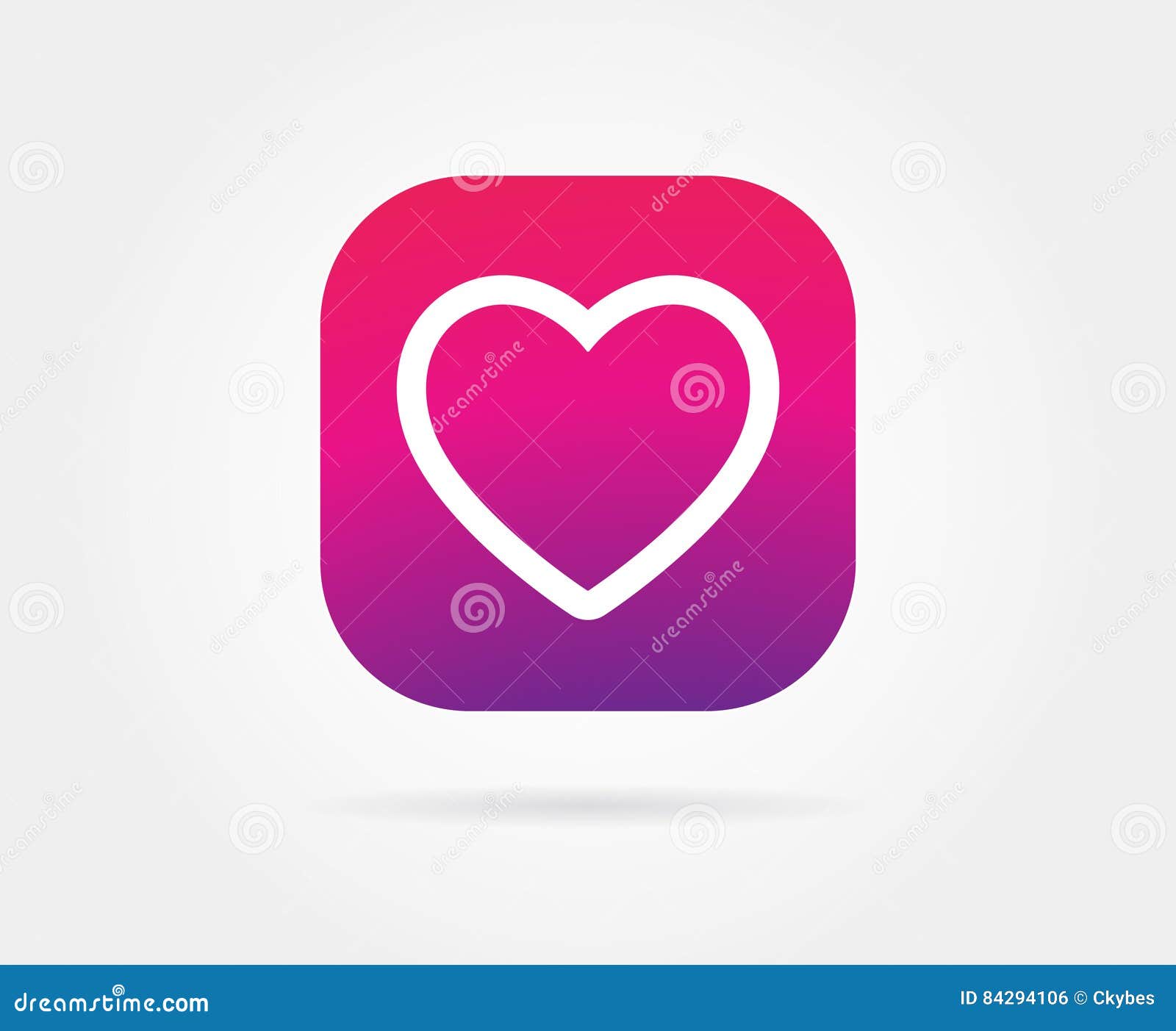 App Icon Template. Vector Gradient Fresh Color Stock Vector ...
