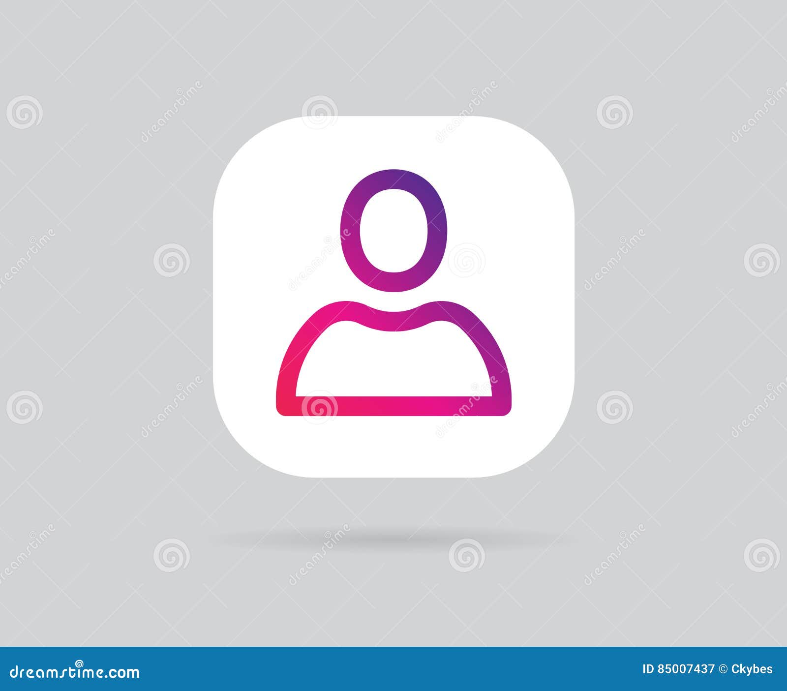 App Icon Template. Vector Gradient Fresh Color Stock Vector ...