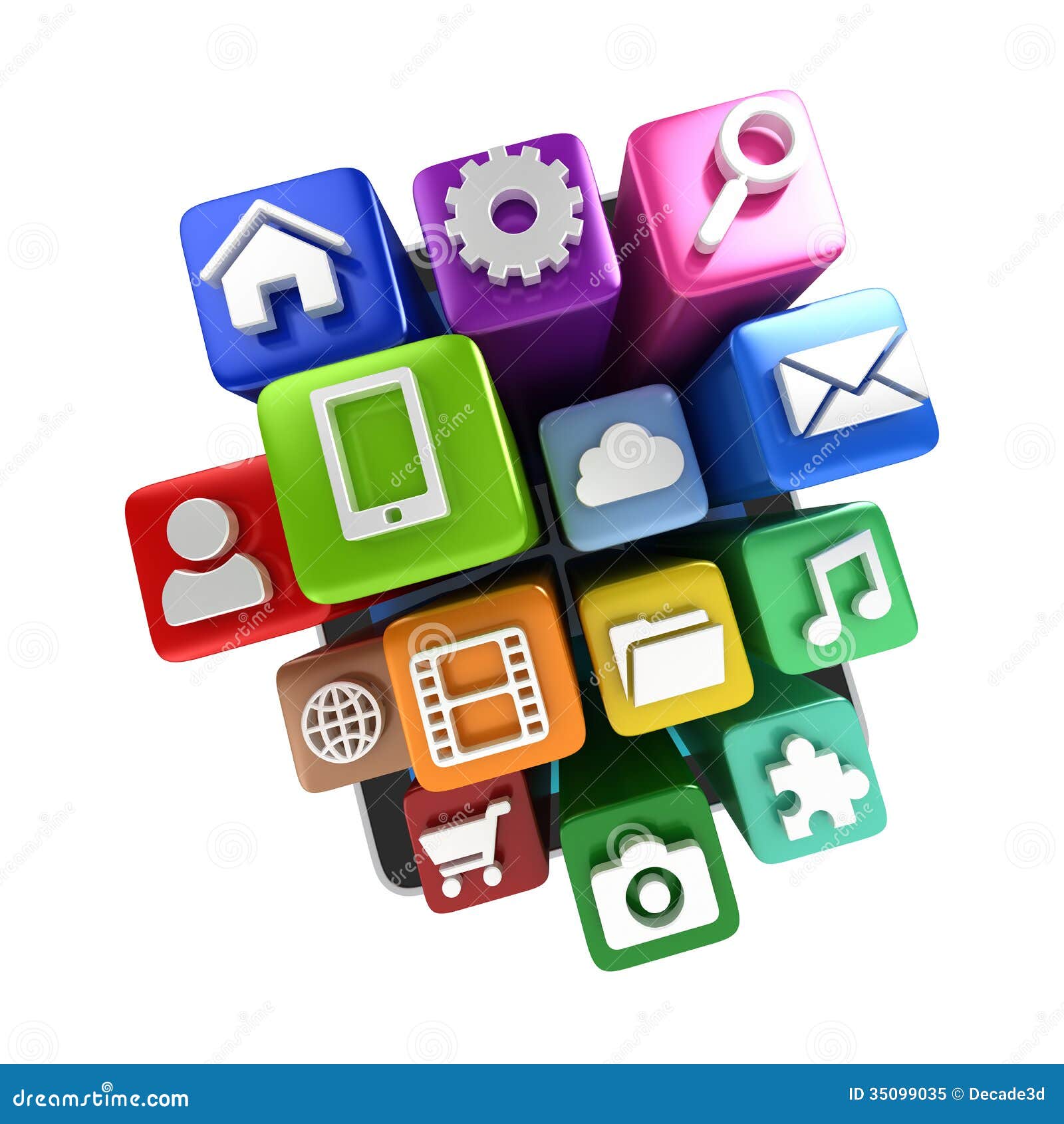 App icons - isolated stock illustration. Illustration of market - 35099035