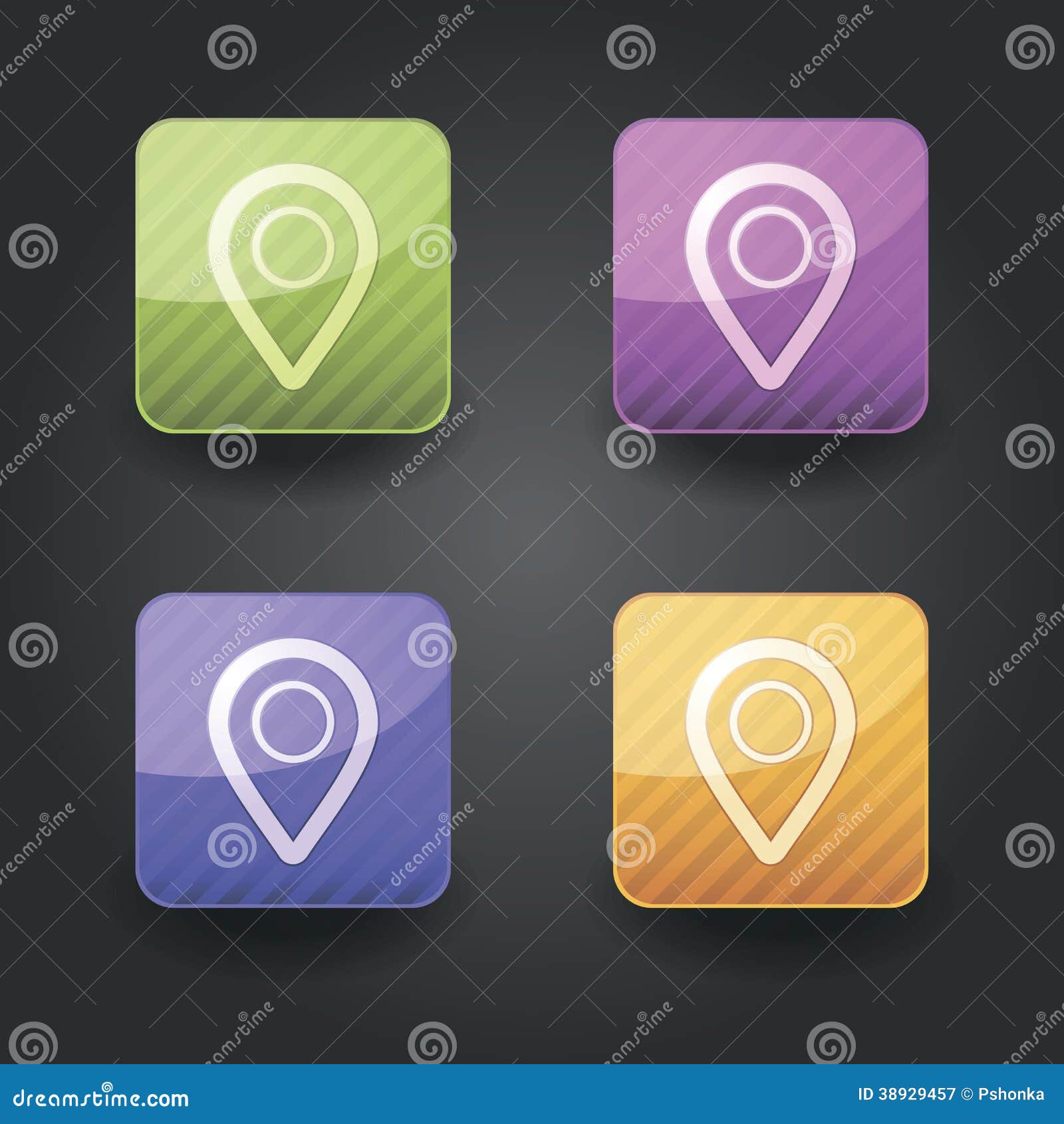 App icons stock vector. Illustration of template, graphic - 38929457