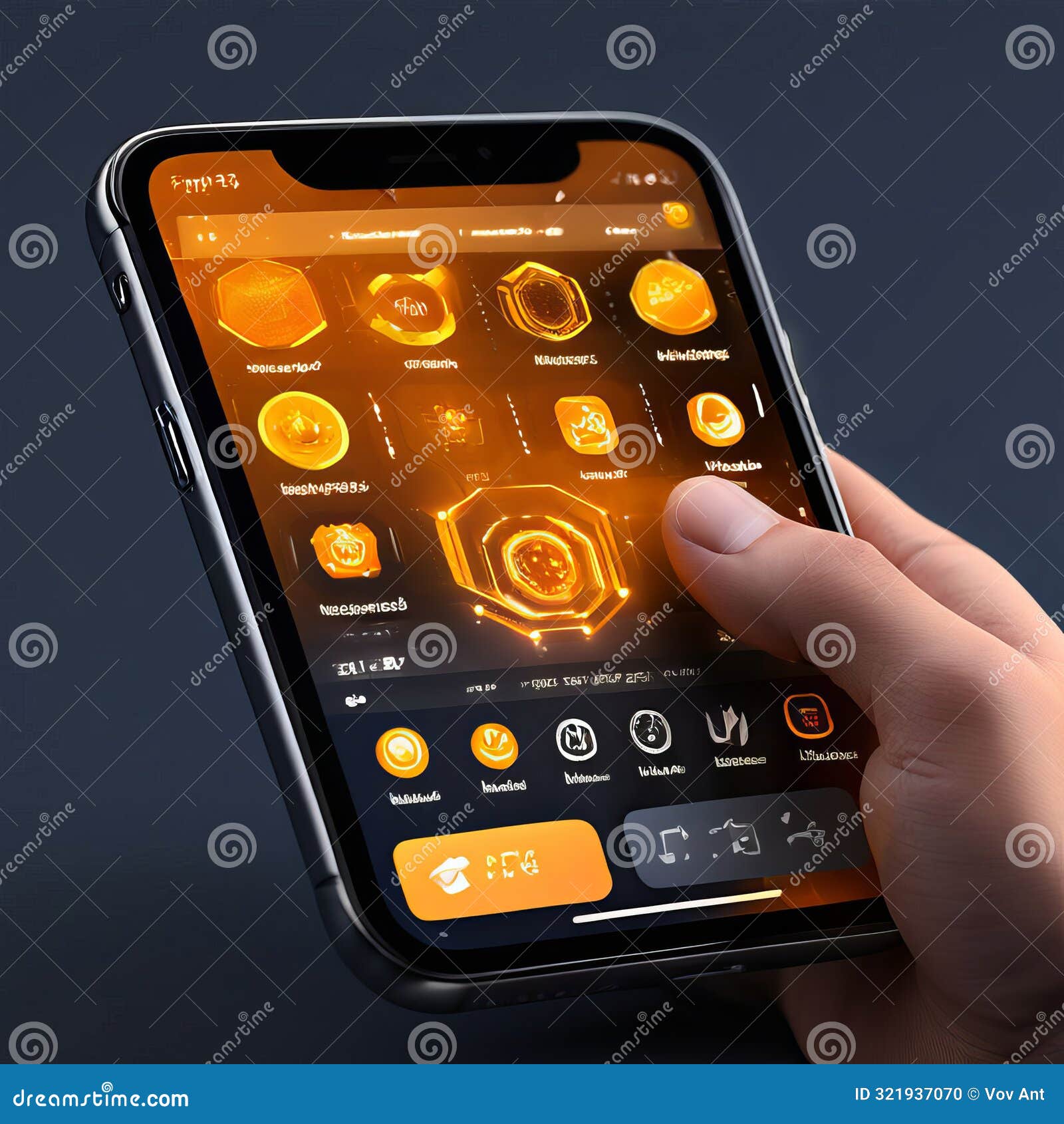 App Interface Design Design For Mobile App Interfaces That Inc Stock ...