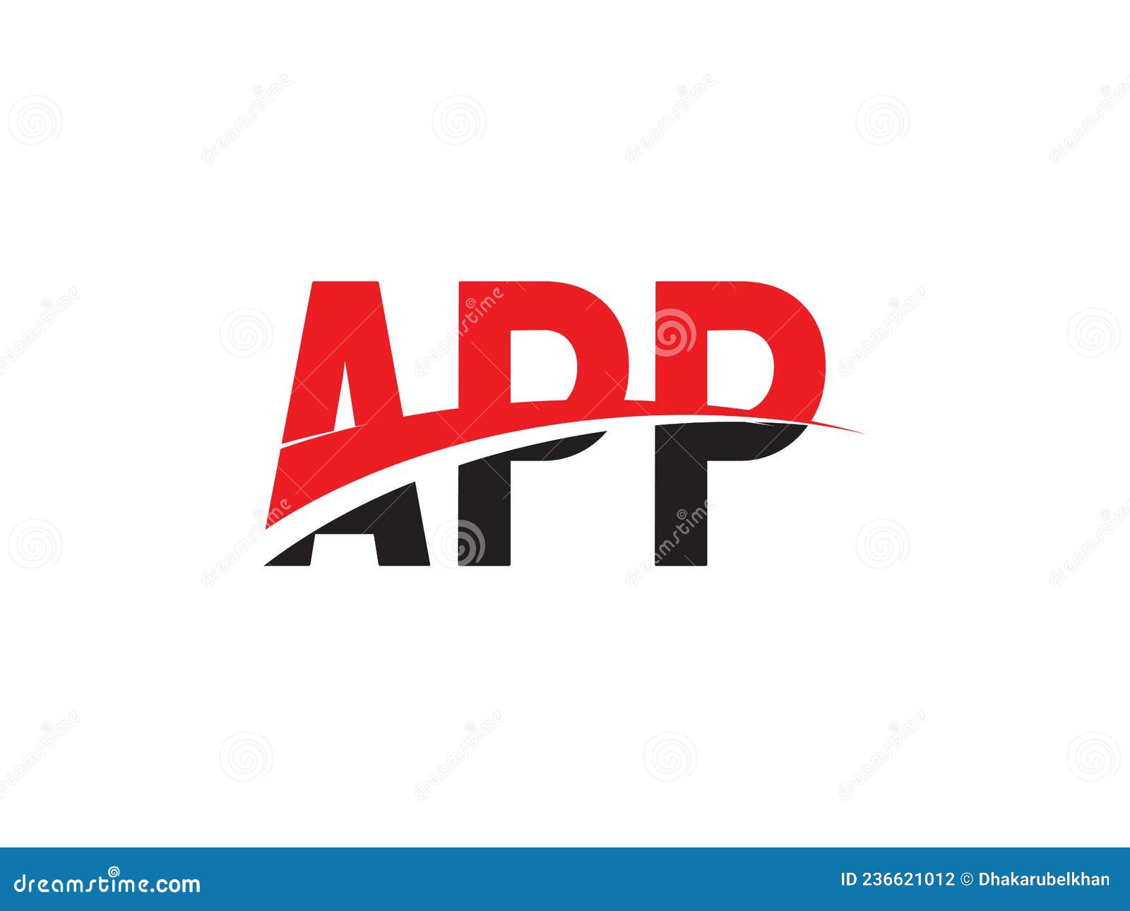 APP Letter Initial Logo Design Vector Illustration Stock Vector ...