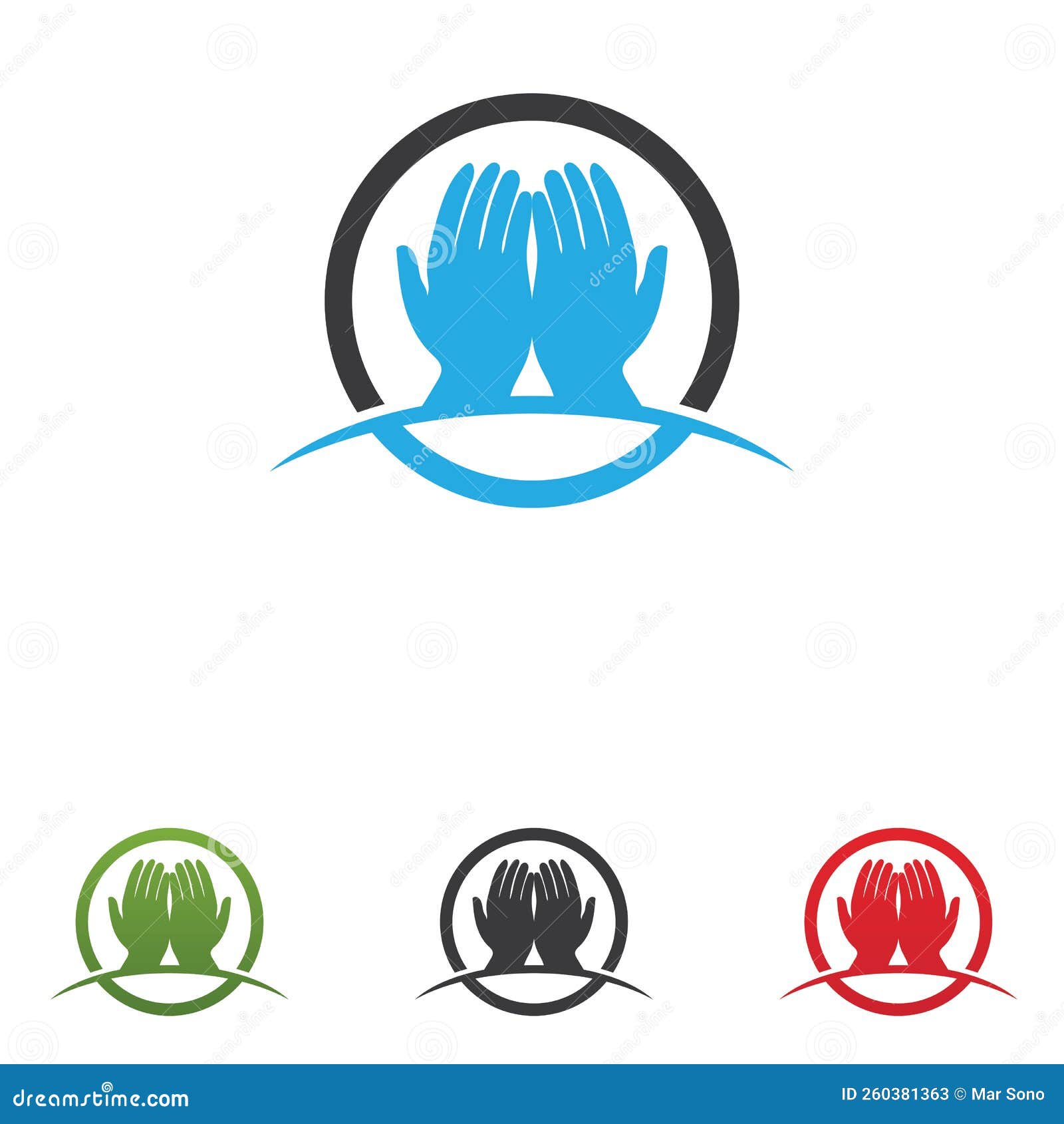 App Per Icone Del Modello Del Logo E Dei Simboli Della Speranza a Mano ...