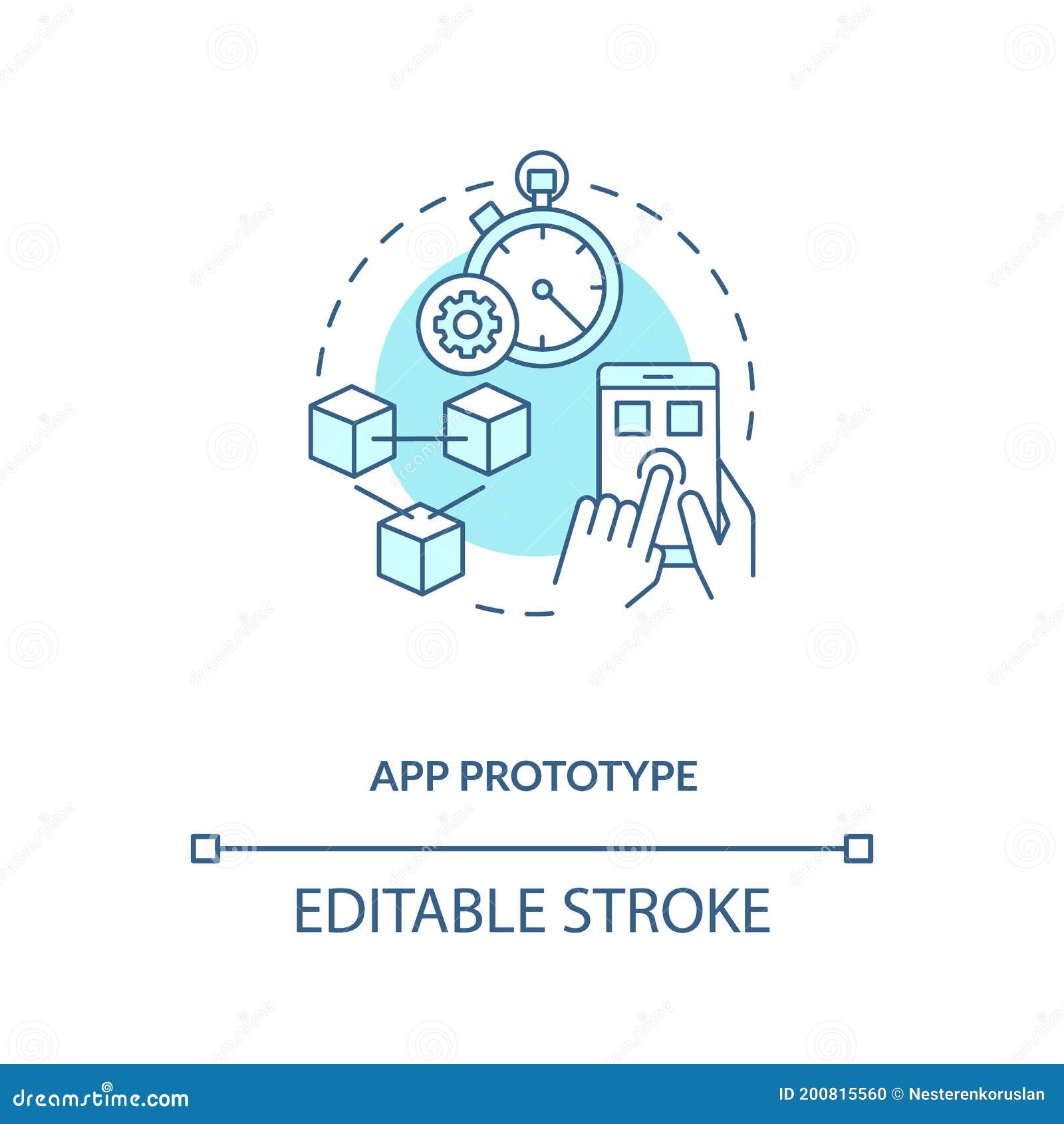 Prototype Concept Vector Linear Icon Isolated On Transparent Background ... Prototype Concept Vector Linear Icon Isolated On Transparent Background ...