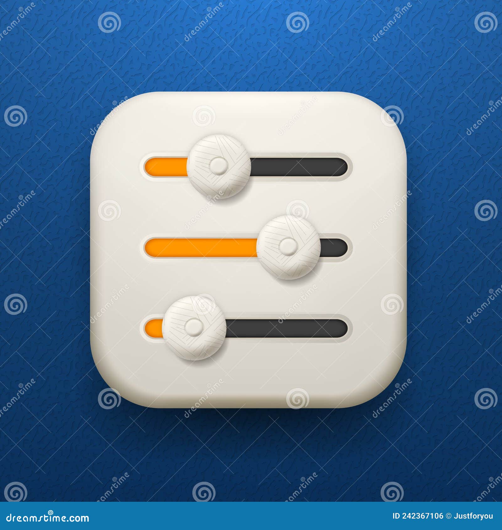 App Control Icon Vector Illustration Stock Vector - Illustration of ...