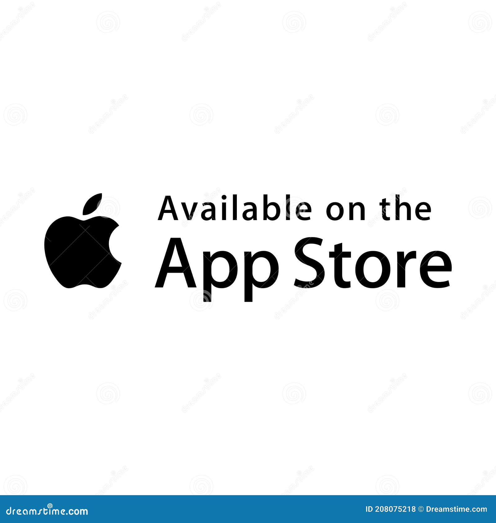 Available on the App Store Banner Editorial Stock Photo - Illustration ...
