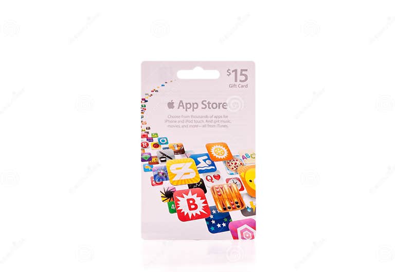 App Store Gift Card editorial stock image. Image of dollar - 17930194