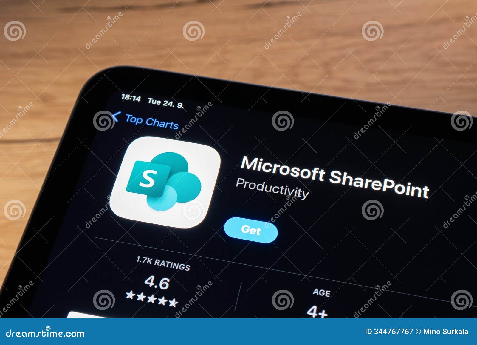 App Store with Microsoft Sharepoint Productivity App To Be Installed ...