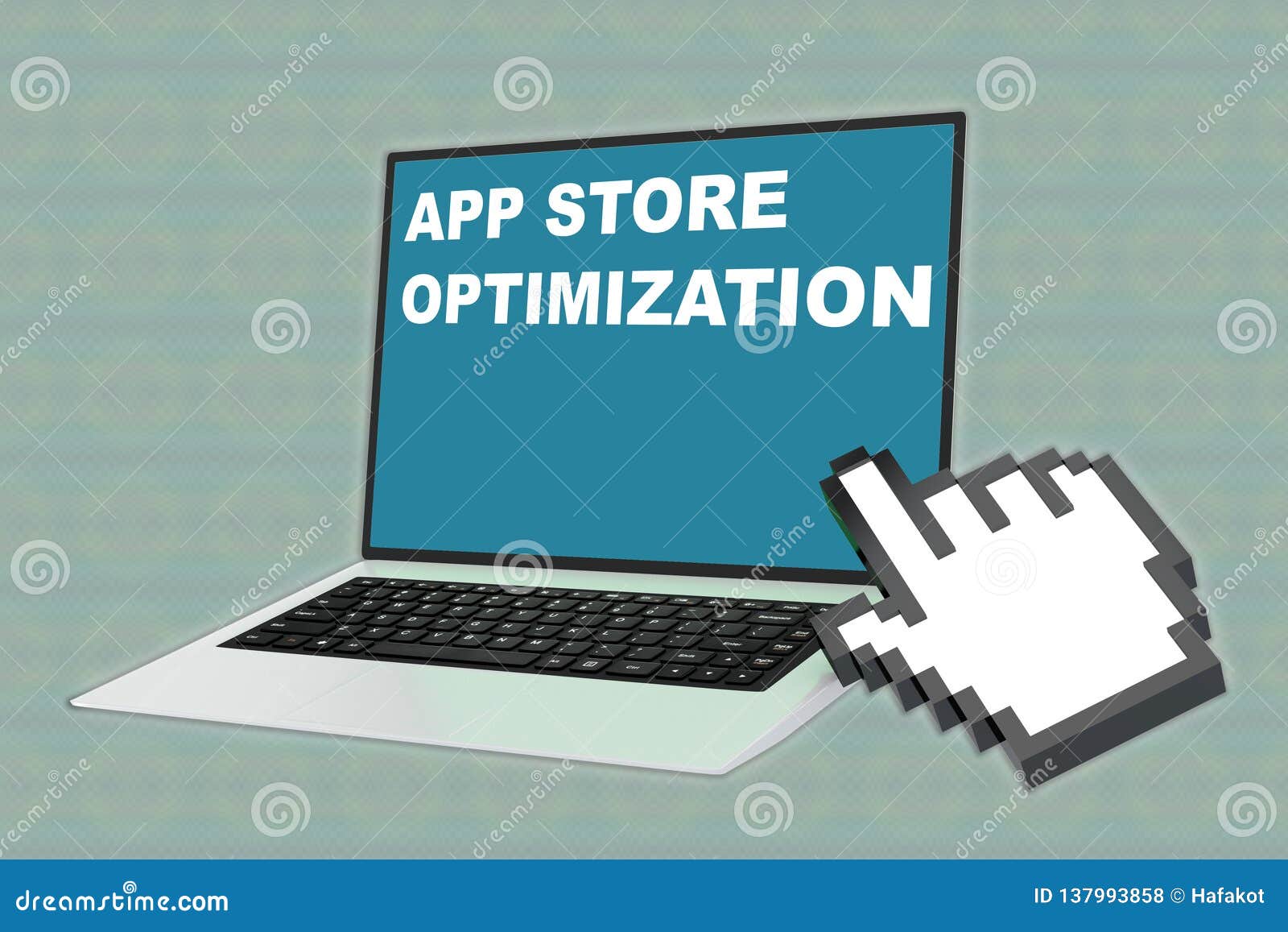 APP STORE OPTIMIZATION Concept Stock Illustration - Illustration of ...