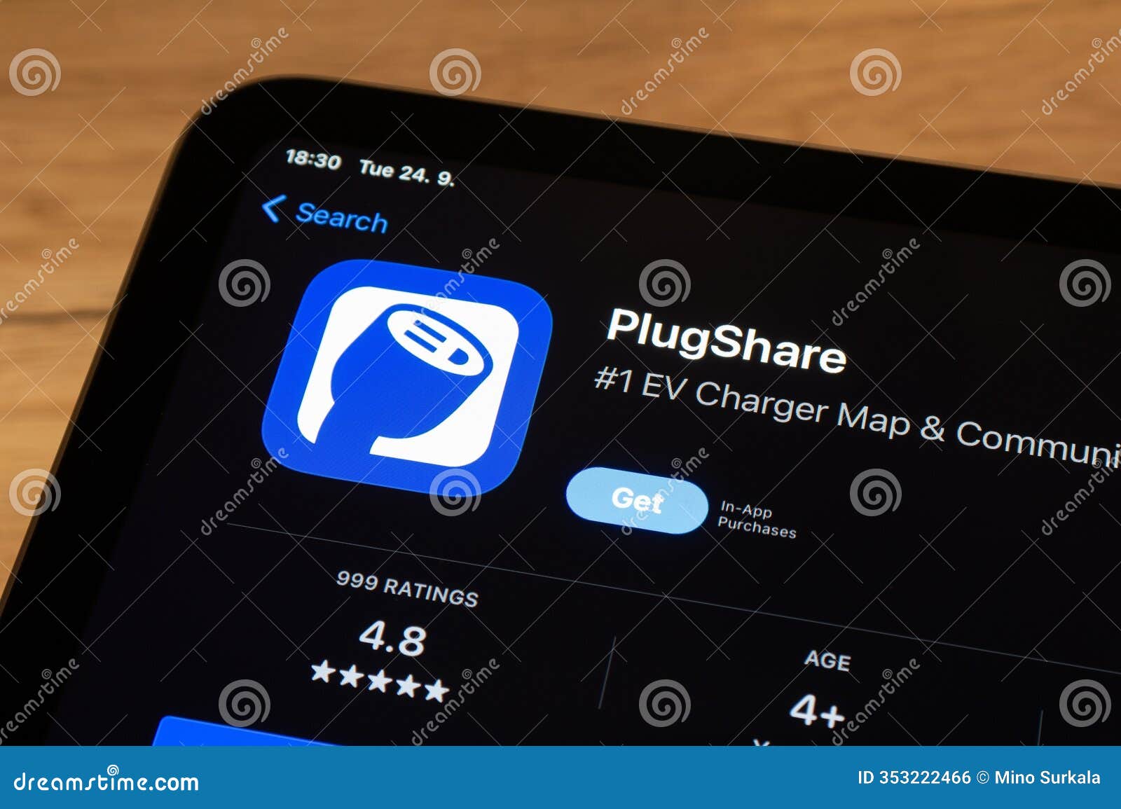 App Store with PlugShare Mobile Application To Be Installed, Map of ...