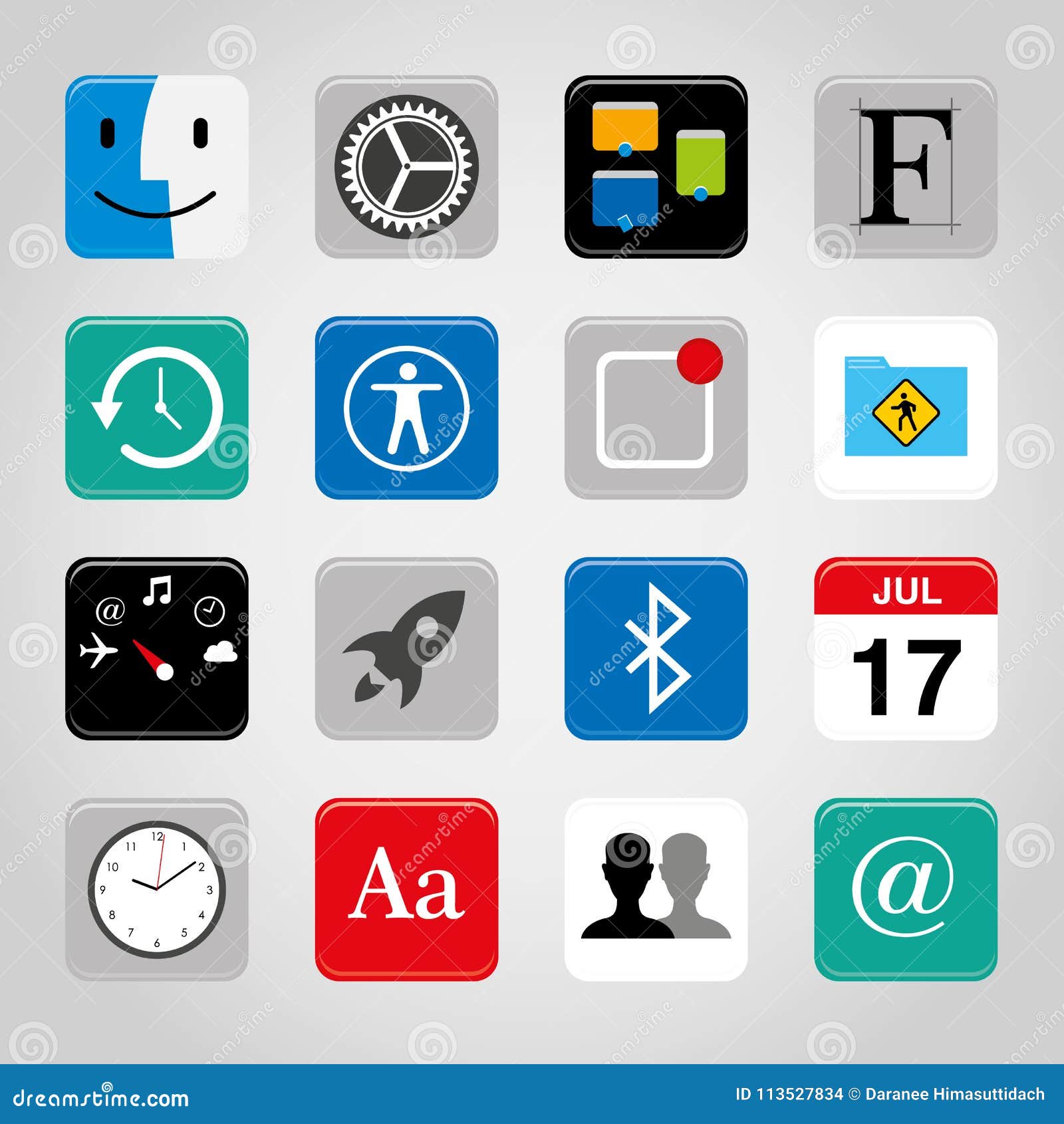 App Touchscreen Smart Phone Mobile Application Button Icon Symbol ...