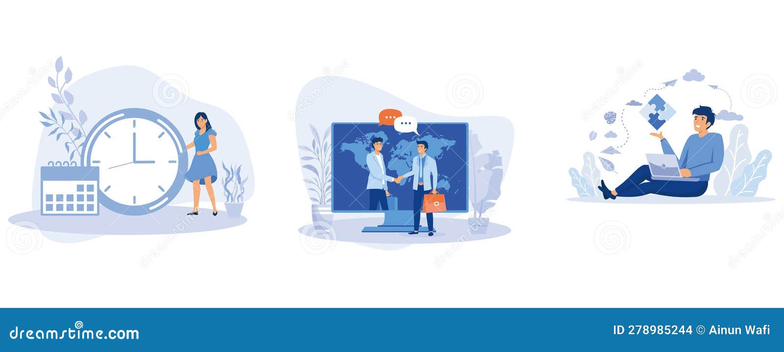 Menstrual Or Ovulation Cycle Calendar. Woman Sitting Near Large Table ...