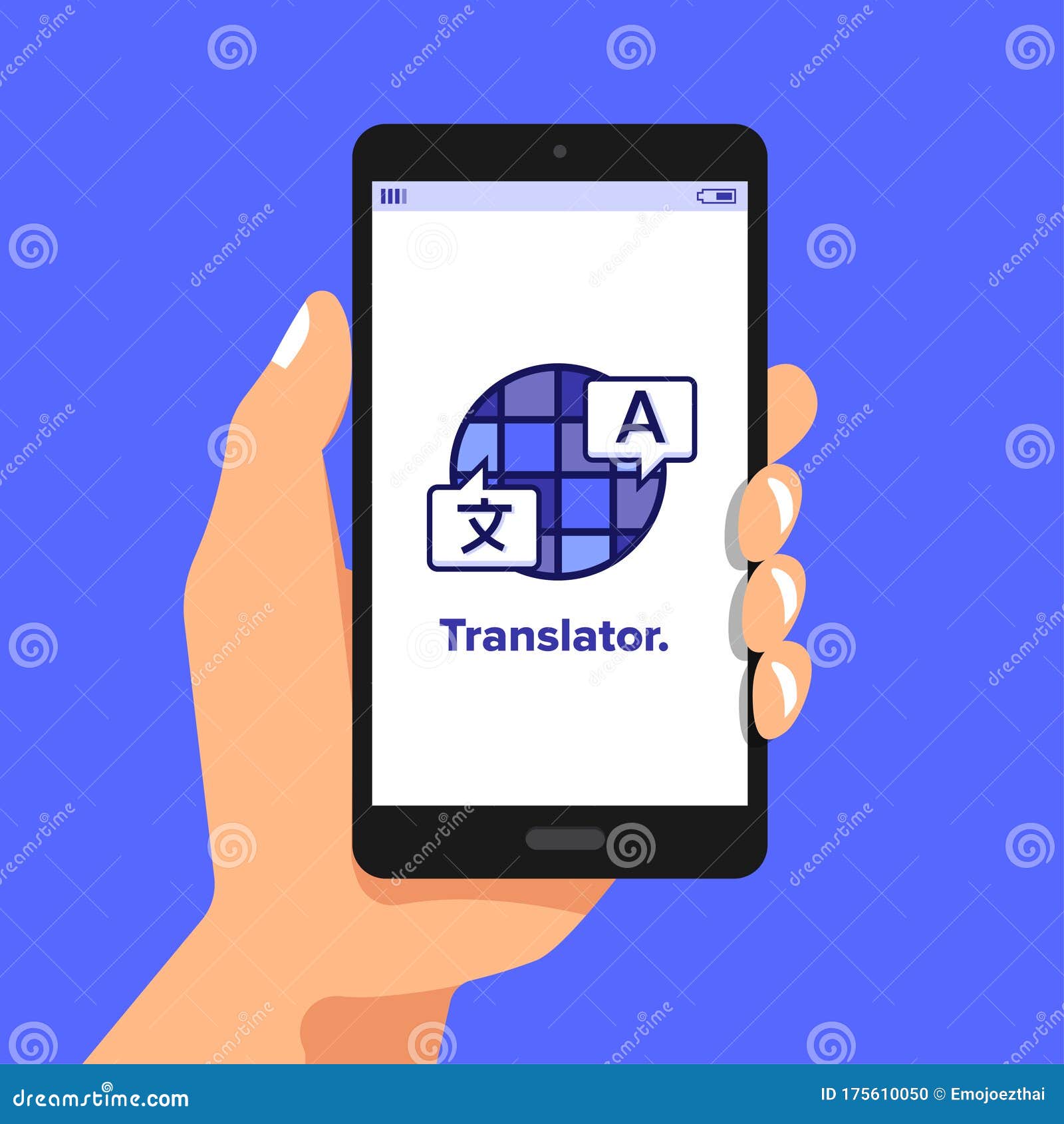 App Translate Language 02 stock vector. Illustration of people - 175610050