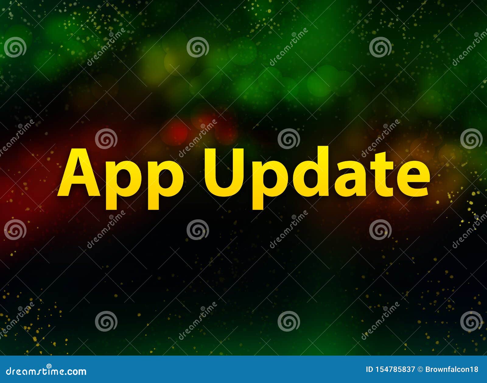 App Update Abstract Bokeh Dark Background Stock Illustration ...