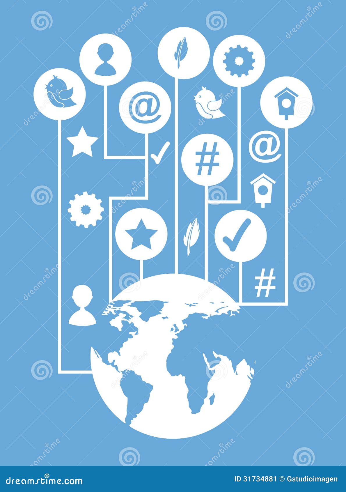 App world stock vector. Illustration of information, connection - 31734881
