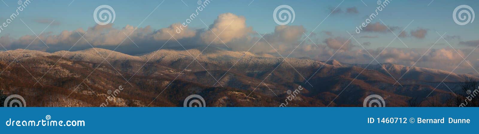 Appalachian Mountains in Snow Stock Photo - Image of vista, east: 1460712