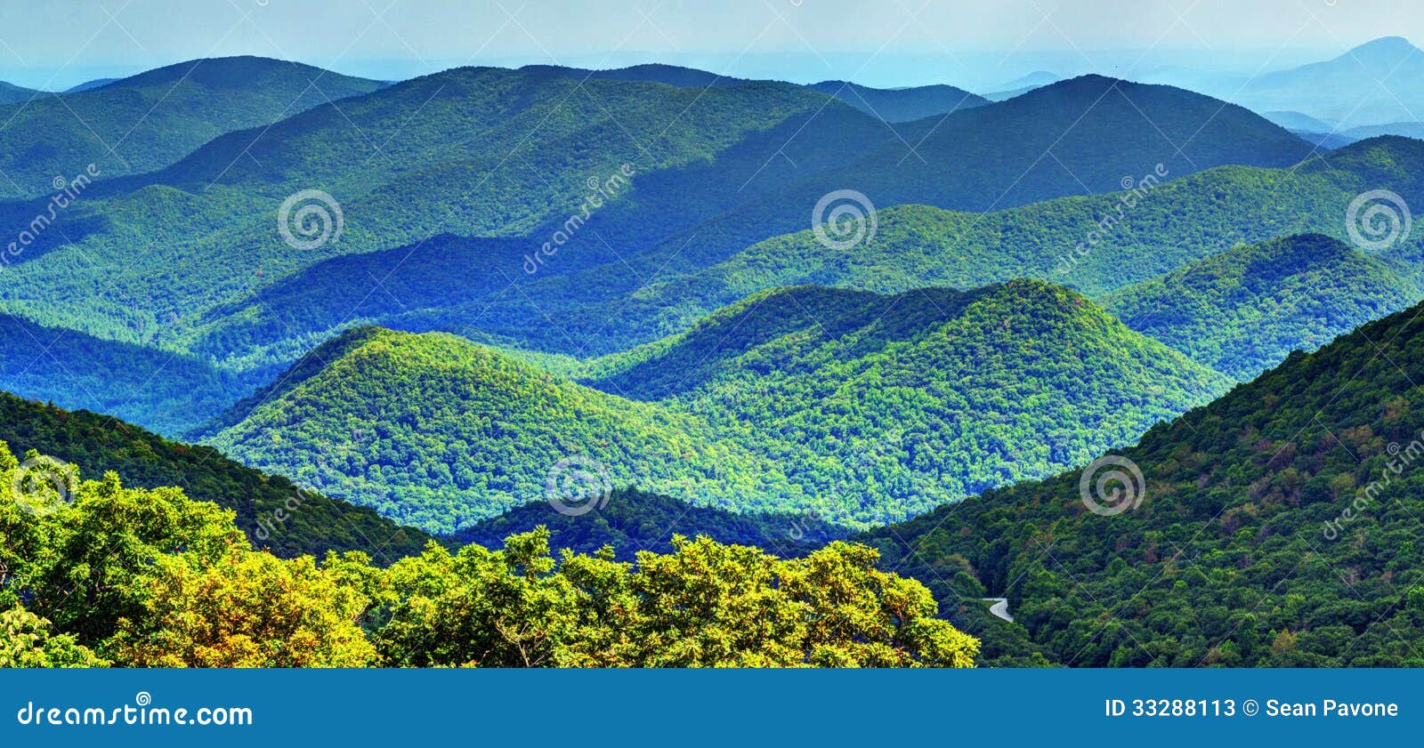 Appalachian Mountains stock image. Image of natural, mountains - 33288113