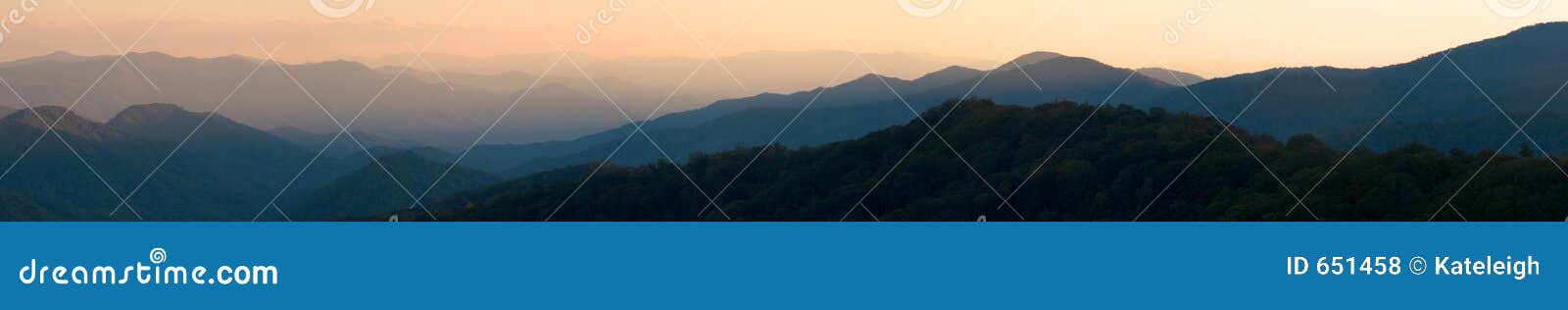 Appalachian Sunset Panorama Stock Photo - Image of landscape, ridge: 651458