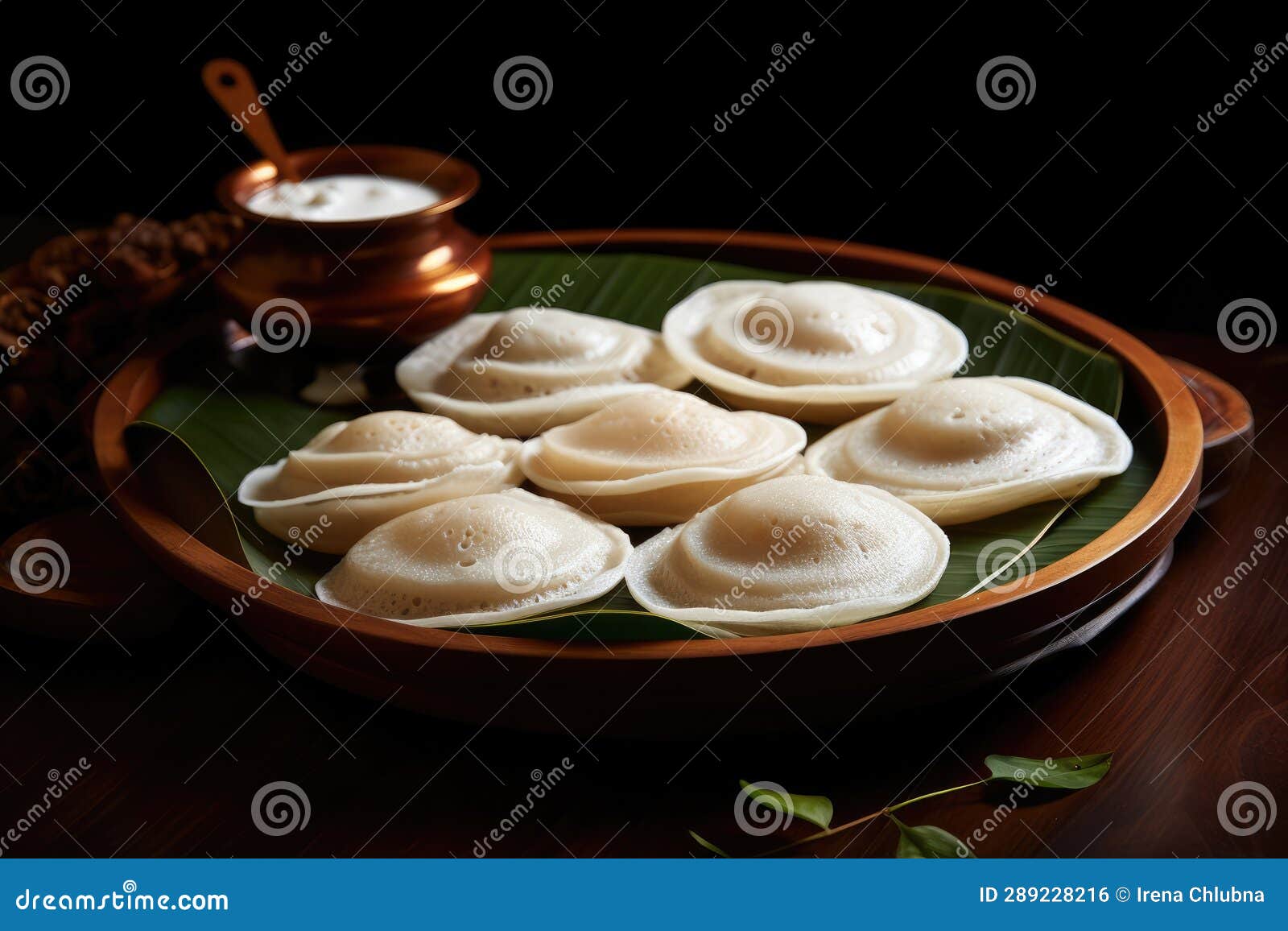Appam Or Sri Lankan Traditional Rice Pancakes Vector Illustration ...