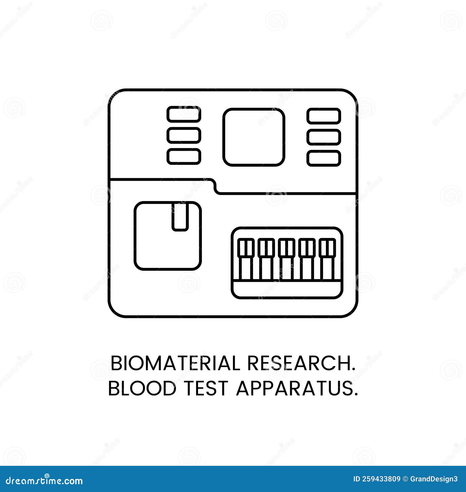 Apparatus for Laboratory Study of Biomaterial, Automatic Blood Test ...