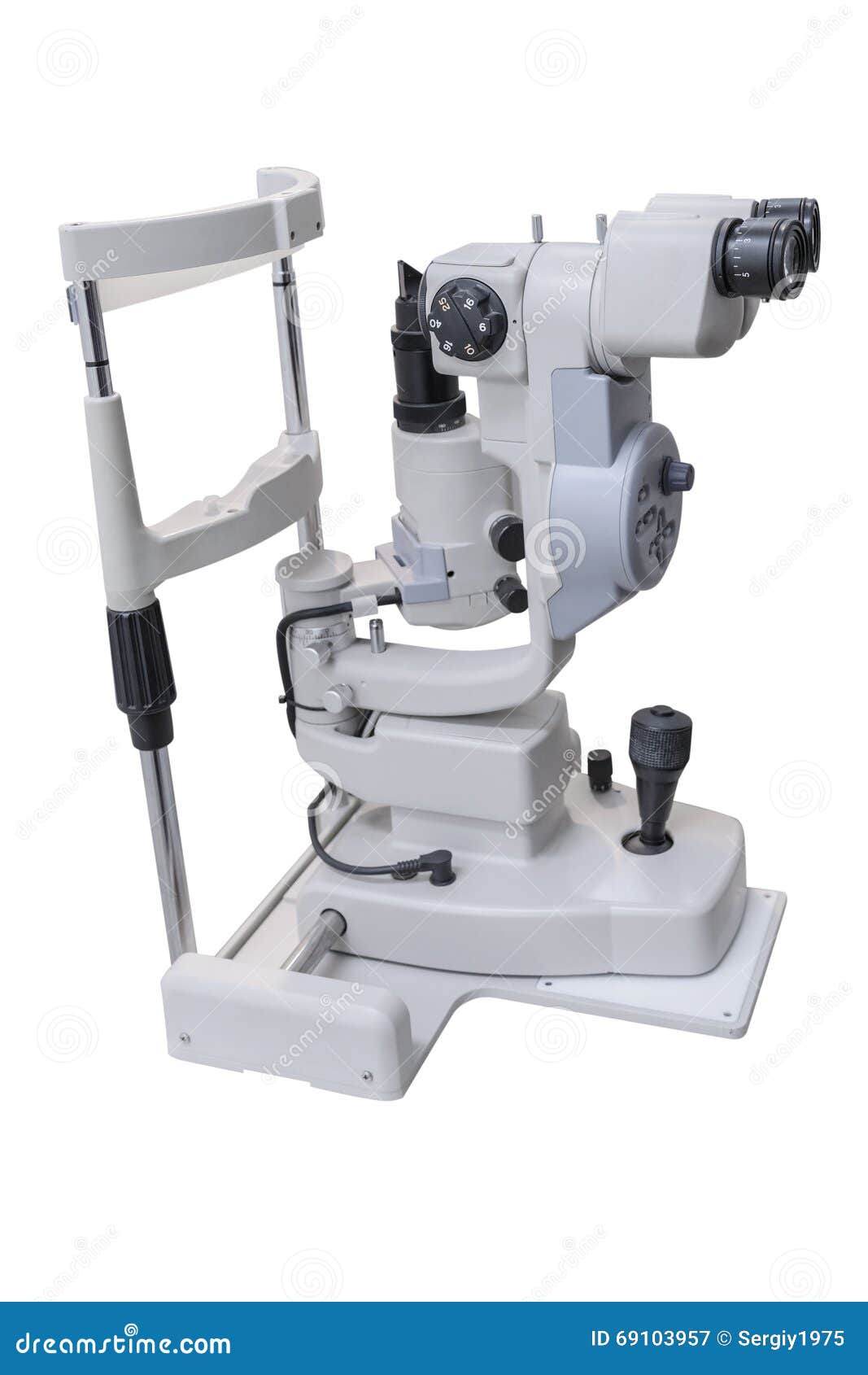 Apparatus For Measurement Of Vision Isolated On White Background Stock ...