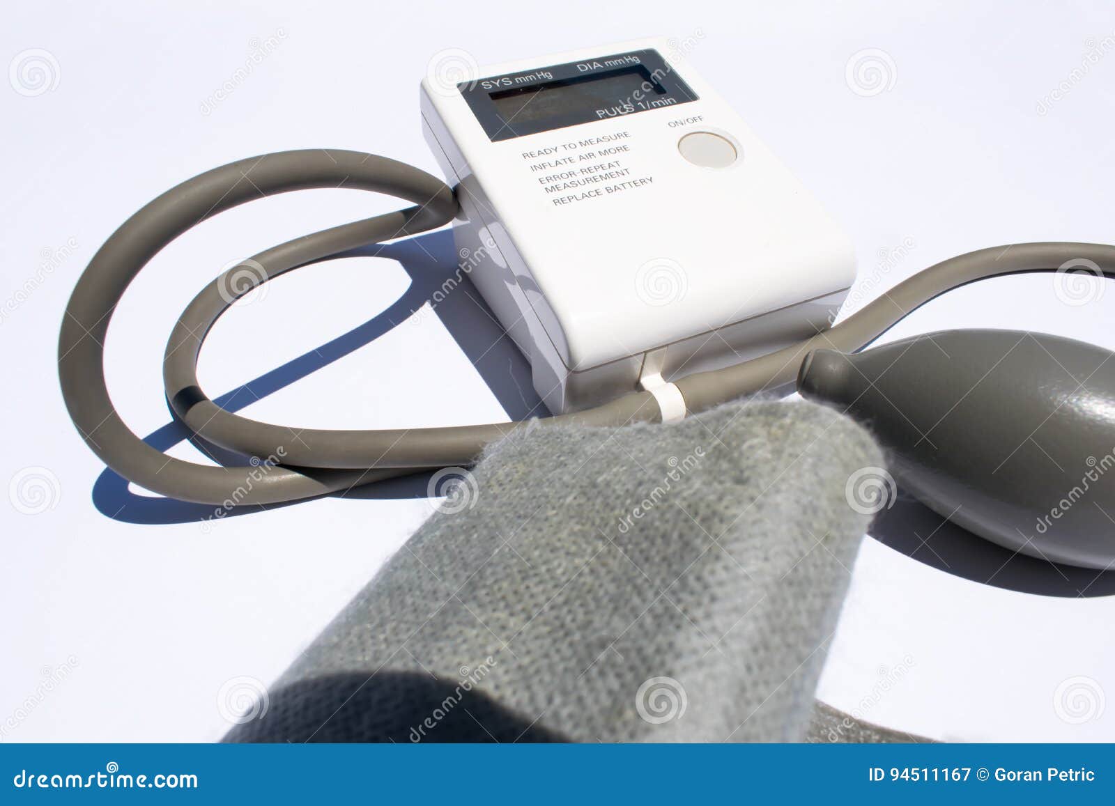 Apparatus for Measuring Blood Pressure Stock Image - Image of ...