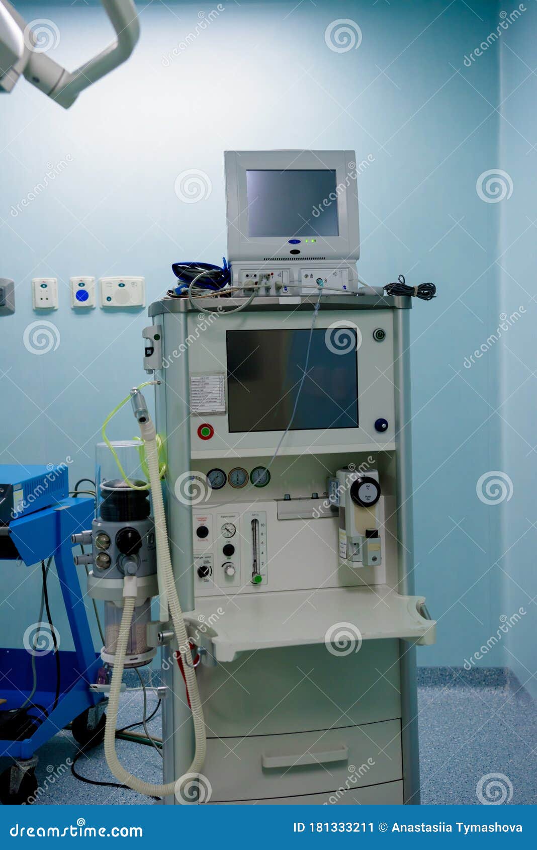 Apparatus for Ventilation in the Operating Room Stock Image - Image of ...