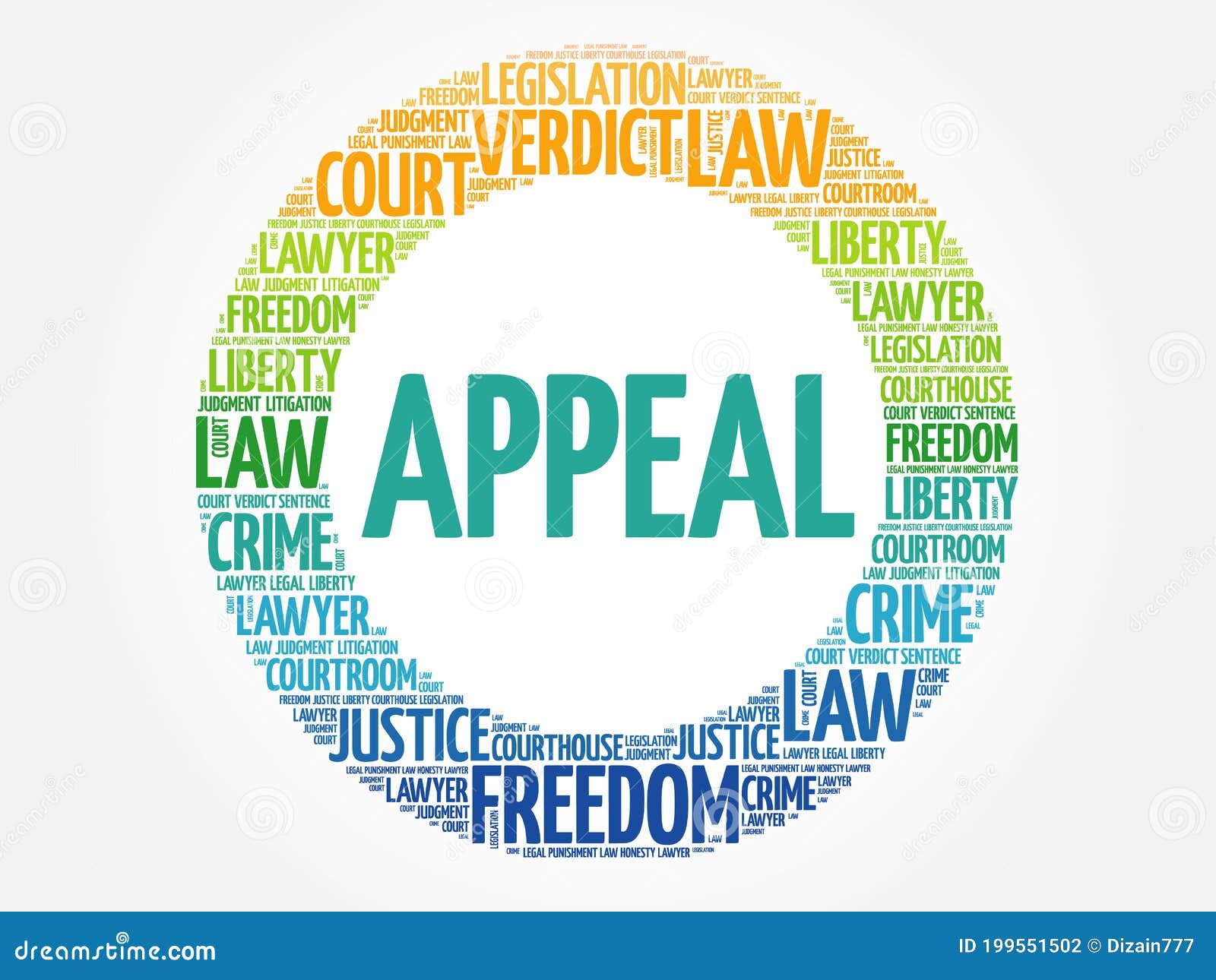Appeal word cloud stock illustration. Illustration of attorney - 199551502