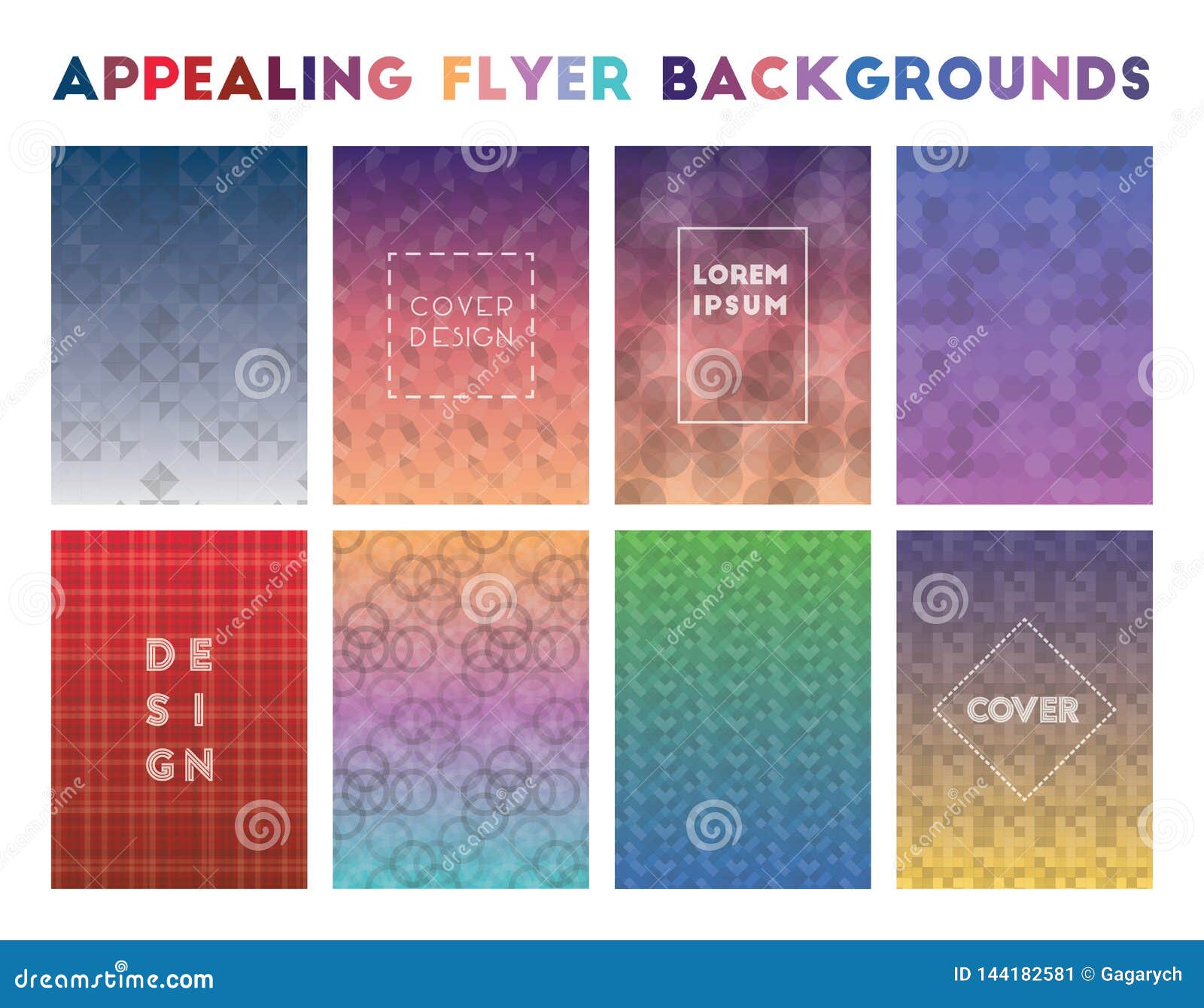 Appealing Flyer Backgrounds. Stock Vector - Illustration of business ...