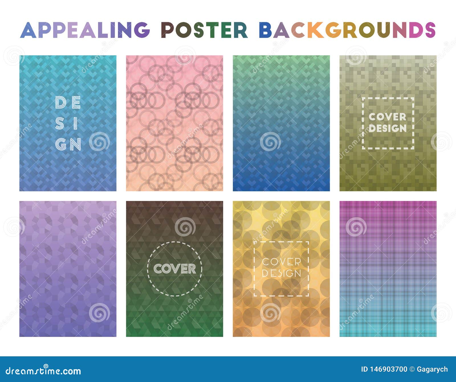 Appealing Poster Backgrounds. Stock Vector - Illustration of abstract ...