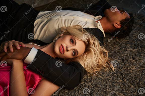 Appealing Young Multicultural Couple in Evening Stock Photo - Image of ... Appealing Young Multicultural Couple in Evening Stock Photo - Image of ...