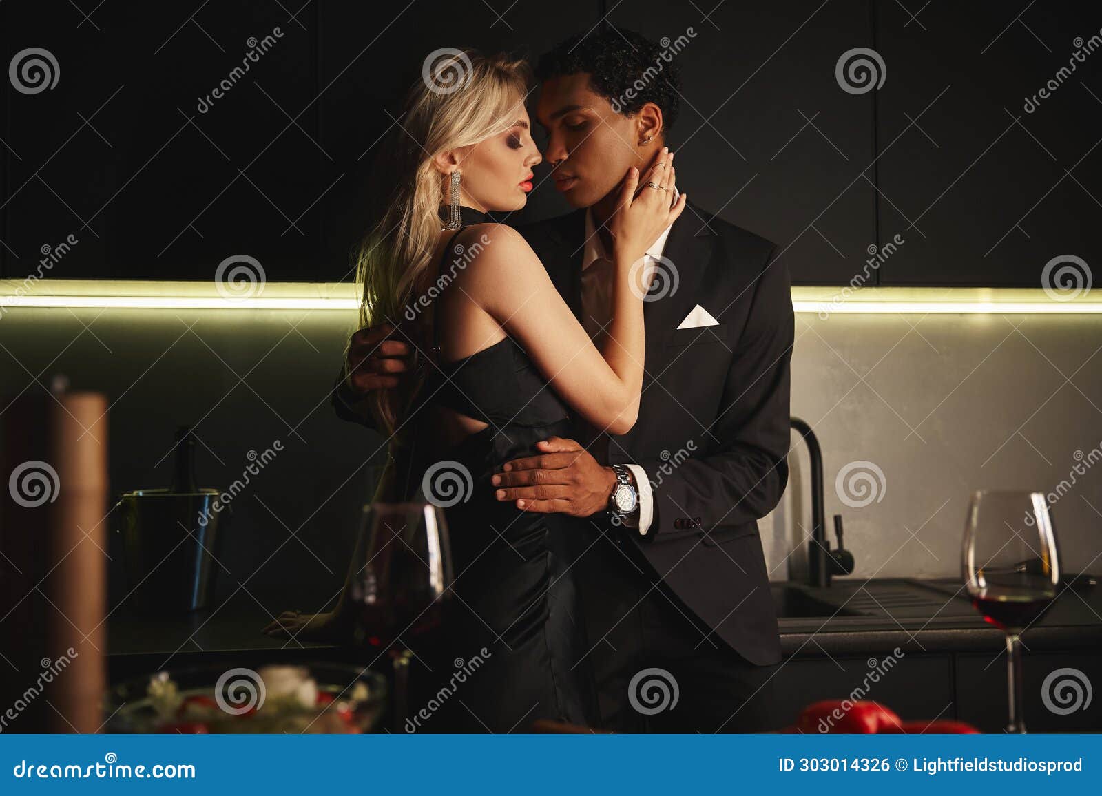 Appealing Young Multiracial Couple in Elegant Stock Photo - Image of ... Appealing Young Multiracial Couple in Elegant Stock Photo - Image of ...