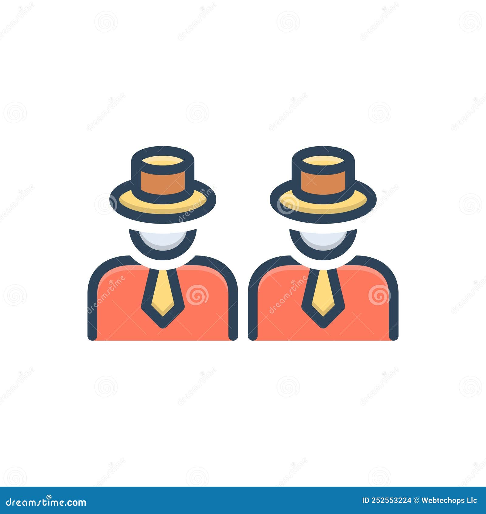 Color Illustration Icon for Appear, Appearance and Identity Stock ...