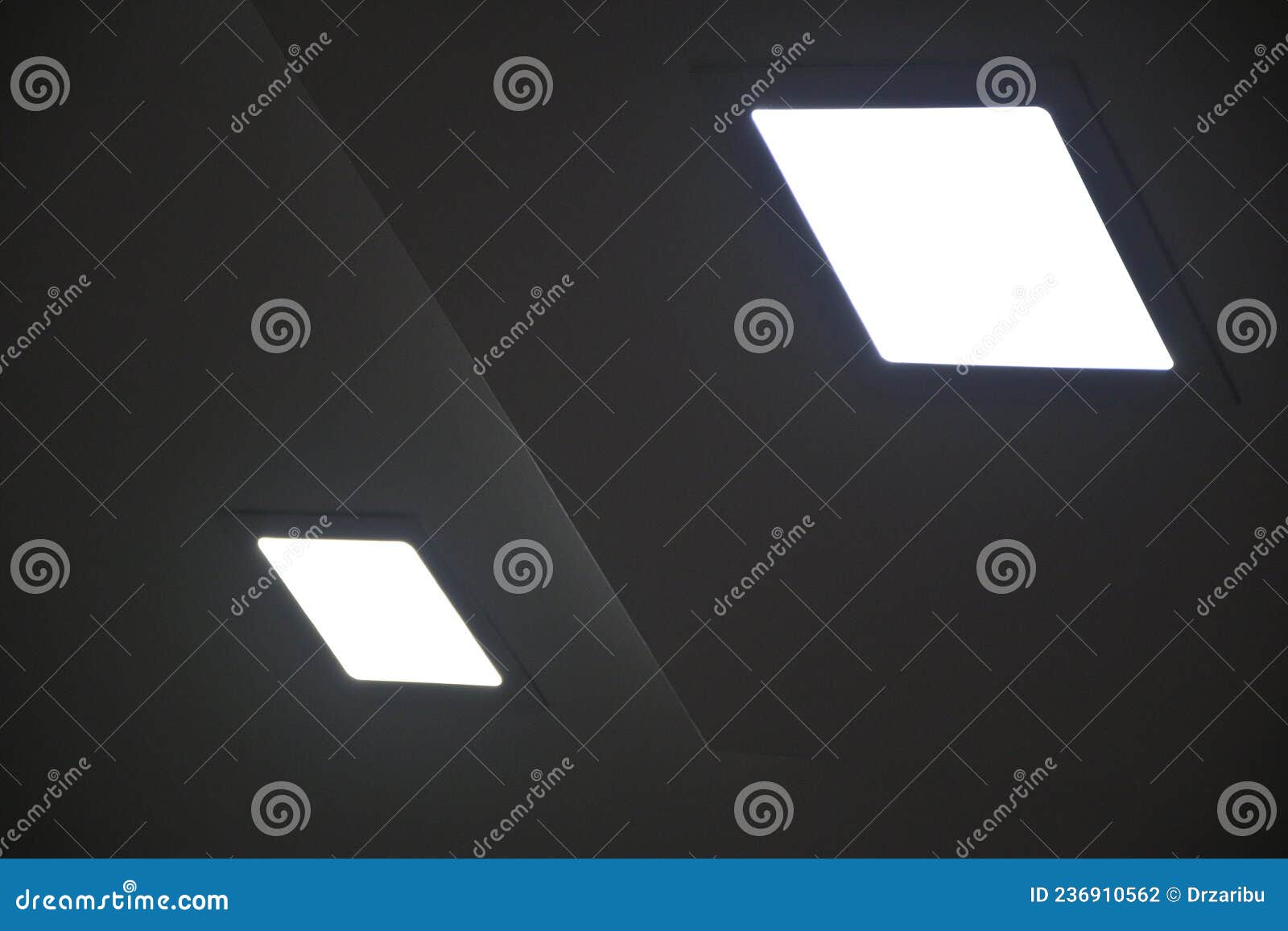 Appearance of Ice Lighting Designed on a Suspended Plaster Ceiling ...