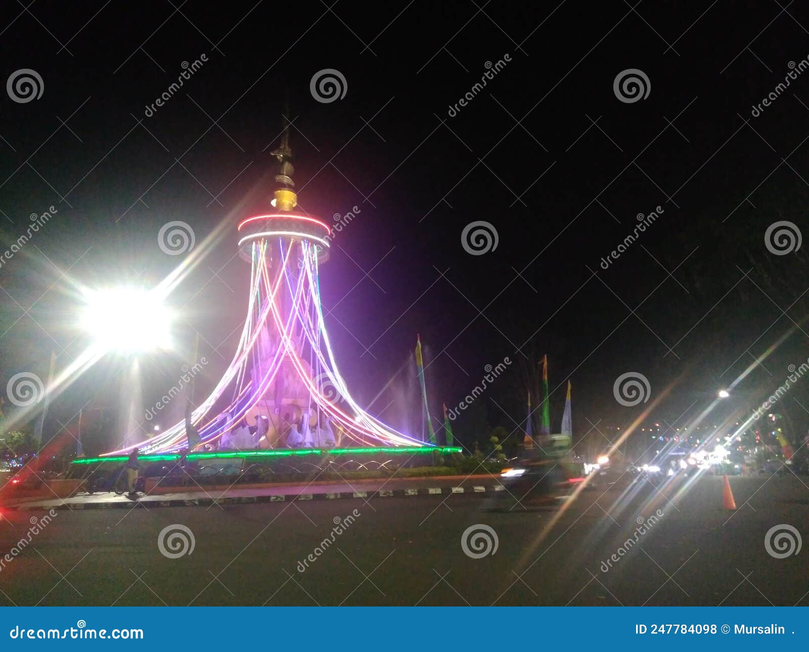 Jambi City Monument editorial stock photo. Image of landmark - 247784098