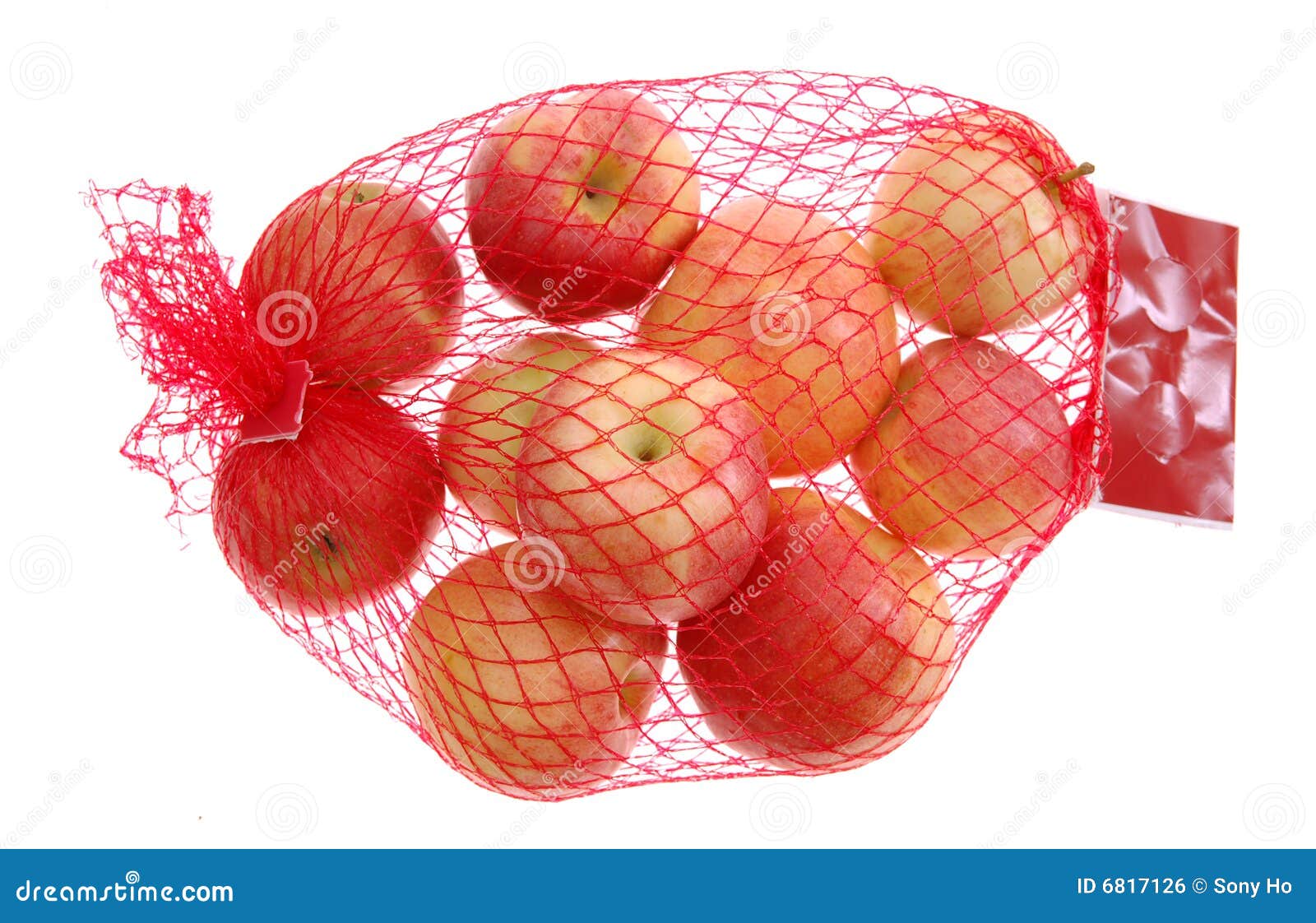 Appel zak stock foto. Image of overvloed, rood, voeding - 6817126