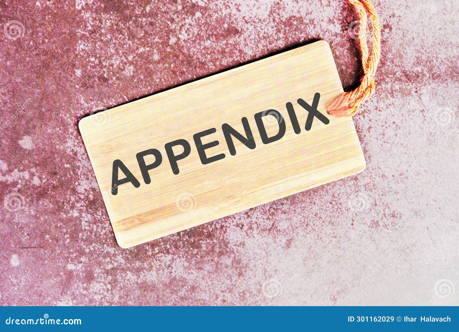 APPENDIX Word Made From Square Letter Tiles Royalty-Free Stock Image ...