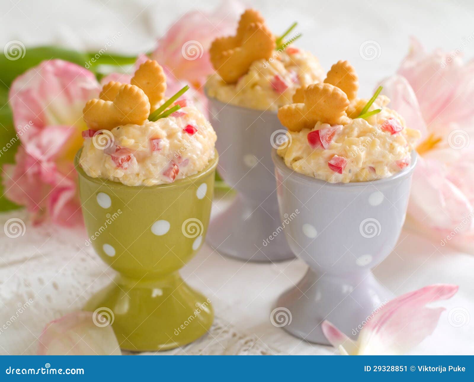 Appetizer stock image. Image of garnish, decorated, crackers - 29328851