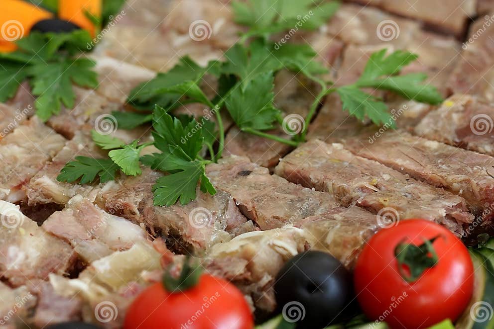 Appetizer stock image. Image of food, aspic, olive, canape - 8141473