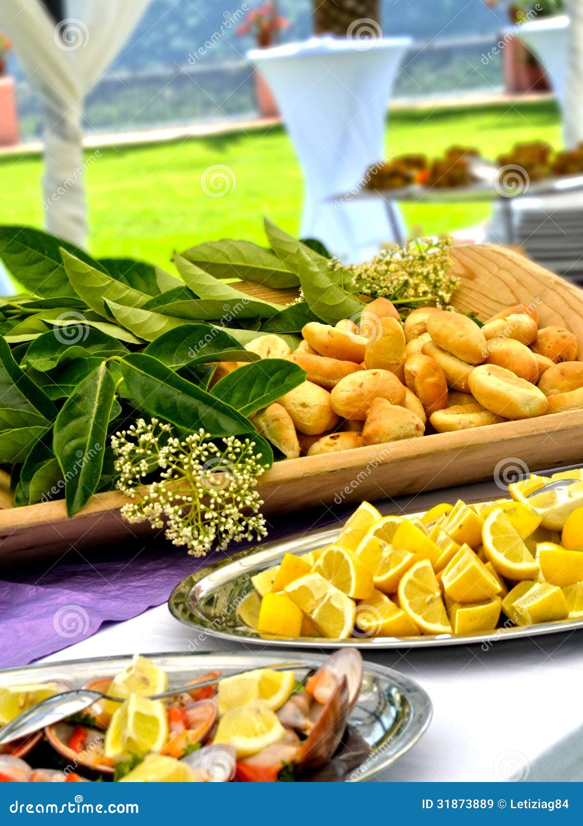 Appetizer Buffet - Wedding stock image. Image of food - 31873889