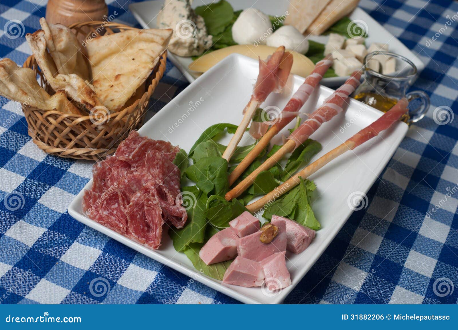 Appetizer of cold cuts stock photo. Image of dish, breakfast - 31882206