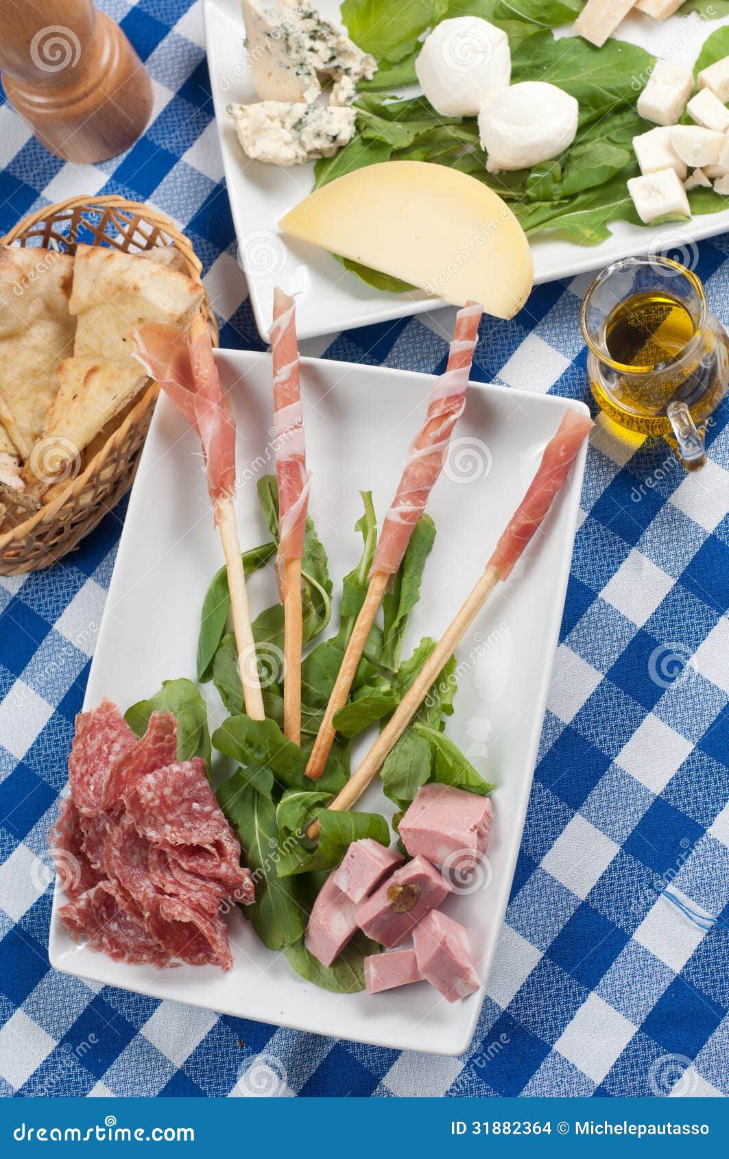 Appetizer of cold cuts stock photo. Image of gourmet - 31882364